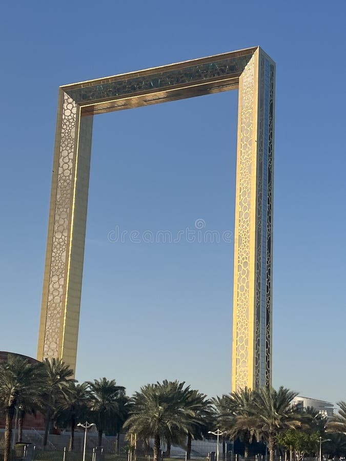 Dubai Frame in Dubai, UAE stock image. Image of building - 279078907
