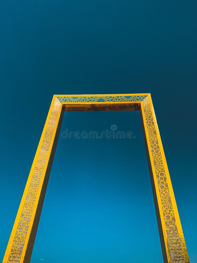 Dubai Frame in Zabeel Park, Downtown Dubai, UAE Stock Image - Image of ...