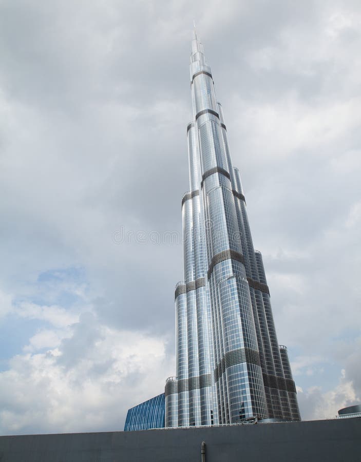 Dubai highest tower UAE editorial stock image. Image of metallic - 48475759