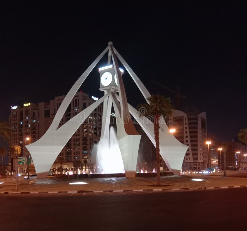 296 Dubai Clock Tower Stock Photos - Free & Royalty-Free Stock Photos ...