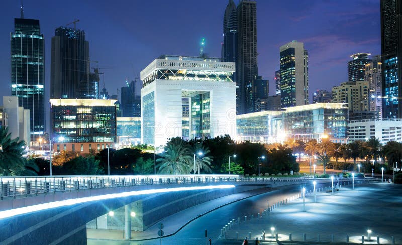 Dubai International Financial Exchange Stock Image - Image of banking ...