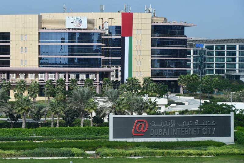 Dubai Internet City in Dubai, UAE Editorial Photo - Image of buildings ...