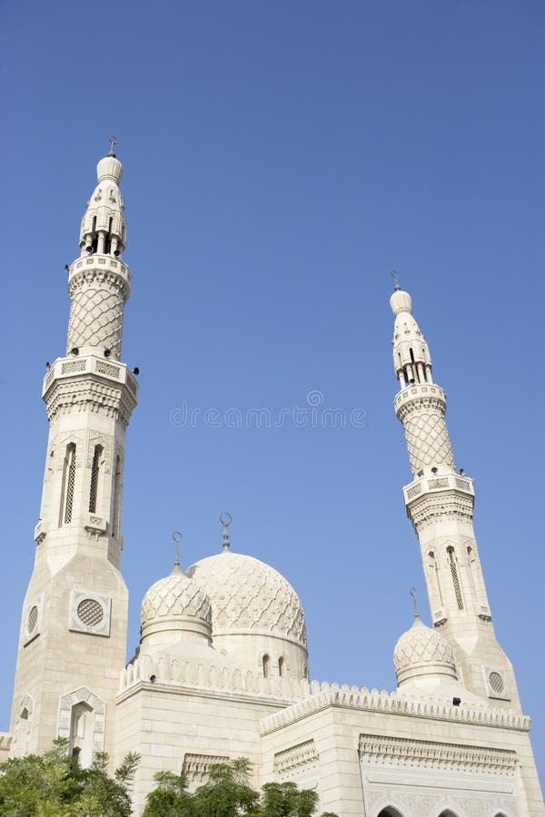 Dubai-Moschee stockfoto. Bild von moschee, dubai - 2926934