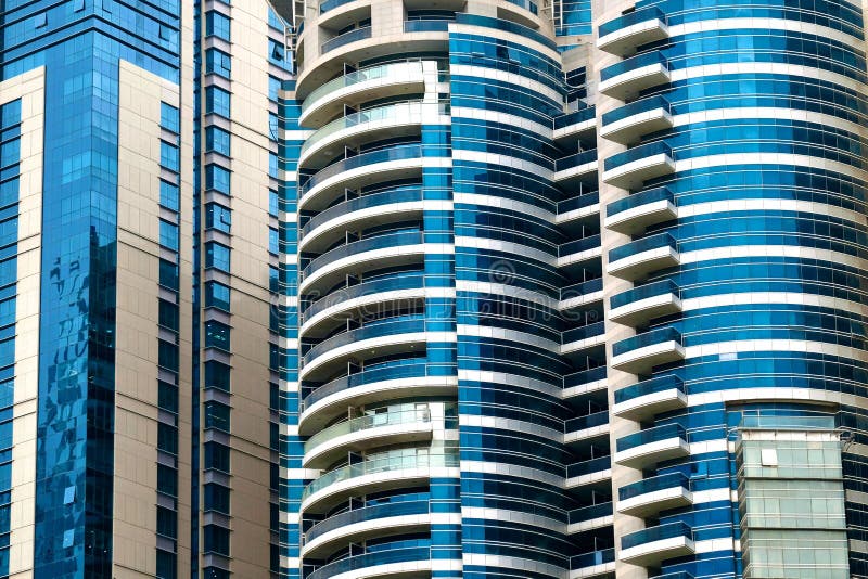 Dubai, la linea del centro fotografia stock editoriale. Immagine di ...