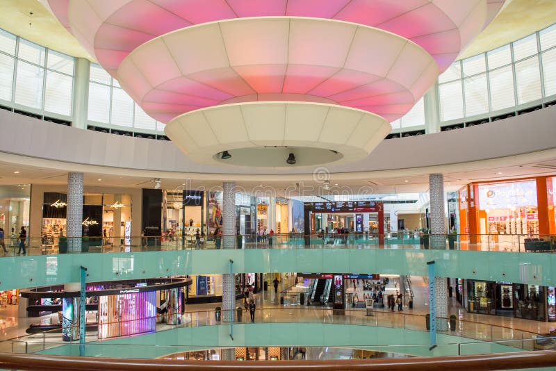 Dubai Mall Shopping Mall Inside View Editorial Stock Photo - Image of ...