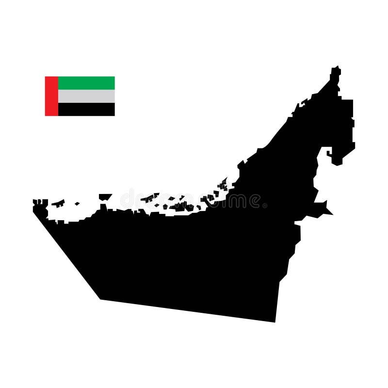 Dubai Map Icon. Vector Illustration Symbol Design Stock Illustration ...