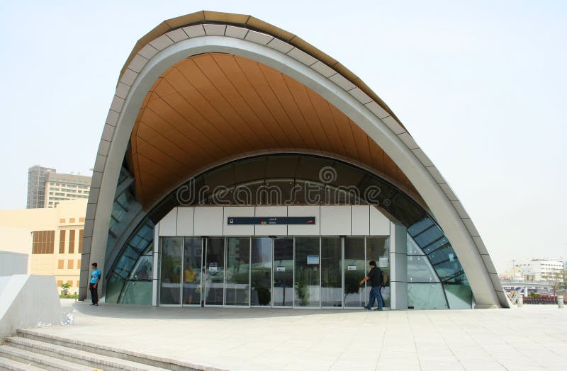 Dubai metro station Union editorial photo. Image of metro - 24425661