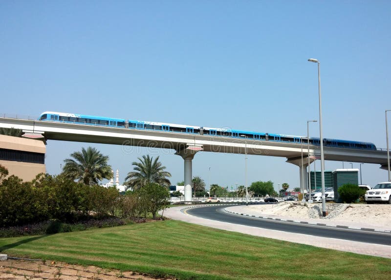 Dubai Metro editorial photography. Image of mode, architecture - 57667627