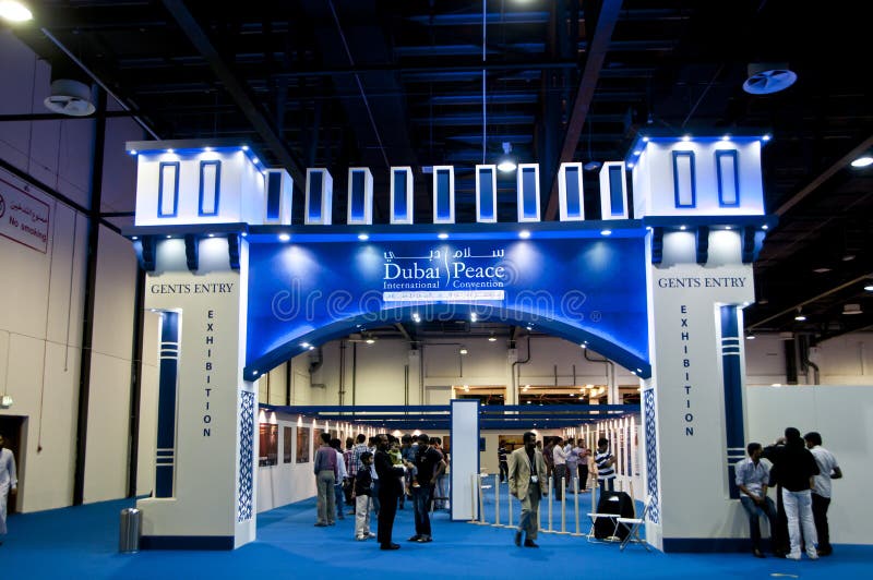 Dubai Peace Convention 2012 Exhibition Gate Editorial Image - Image of ...