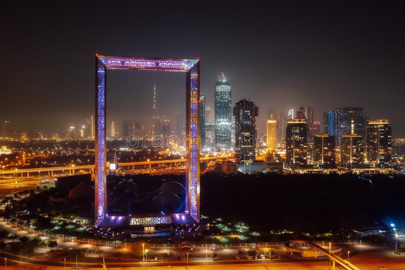 Dubai Picture Frame Taken in April 2022 Editorial Photo - Image of ...