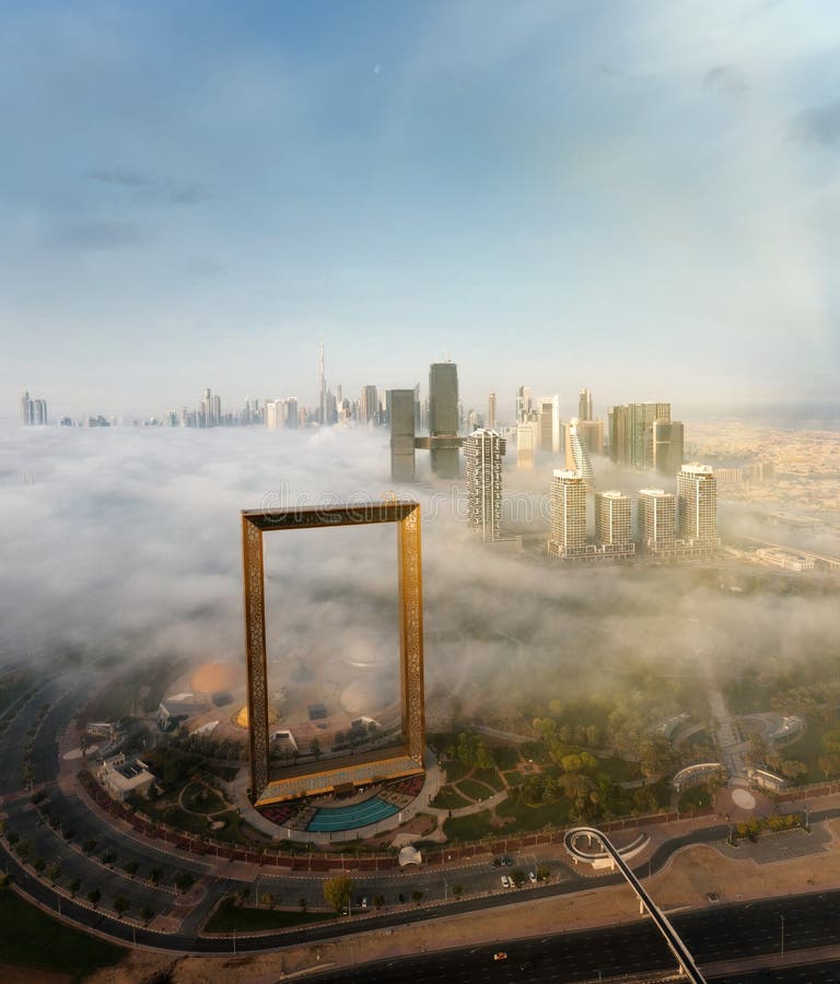 Dubai Picture Frame Taken in April 2022 Stock Photo - Image of famous ...