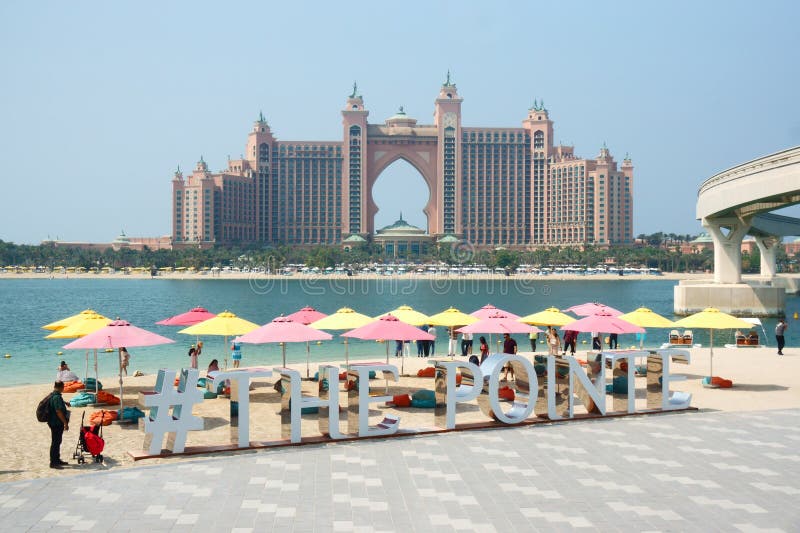 Dubai the Point at Atlantis Editorial Photo - Image of boardwalk ...