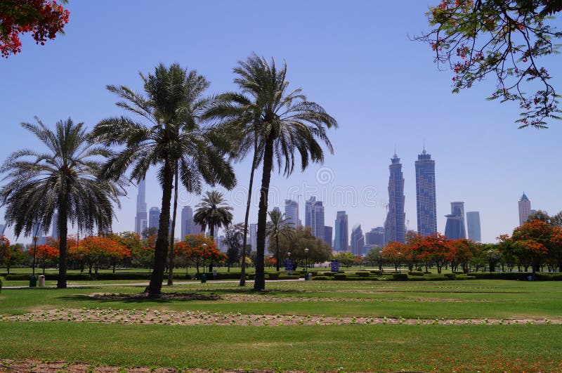 Dubai Safa Park stock image. Image of zayd, desert, dubai - 41642421