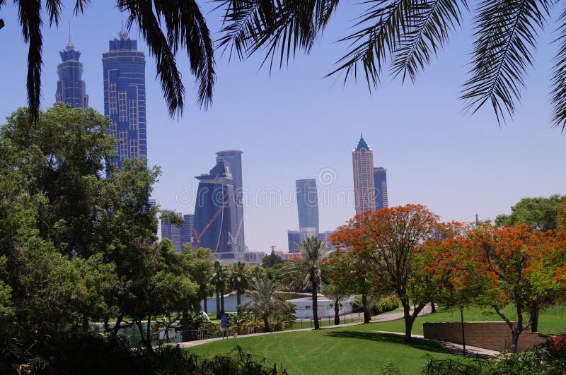 Dubai Safa Park stock image. Image of garden, sheilk - 41643287