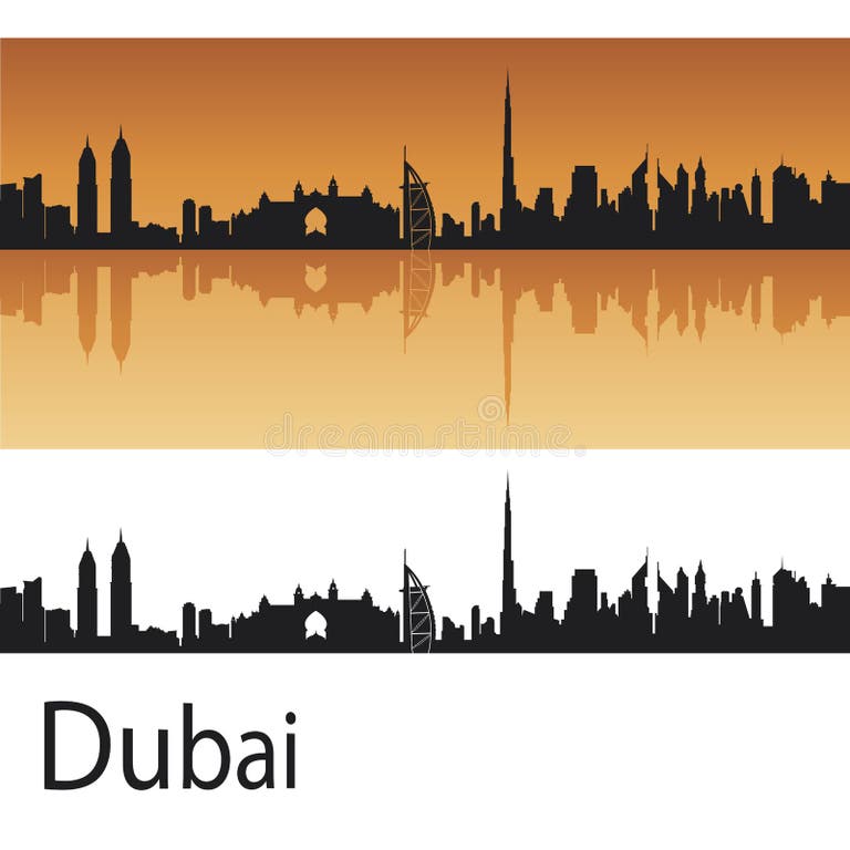 Dubai Downtown View Stock Illustrations – 4,709 Dubai Downtown View ...