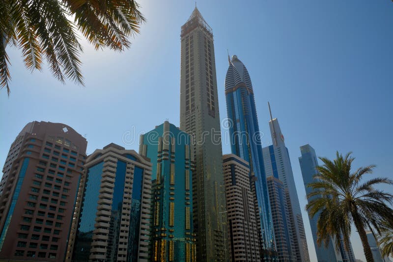 Dubai City Skyline stock photo. Image of city, cityscape - 35615226