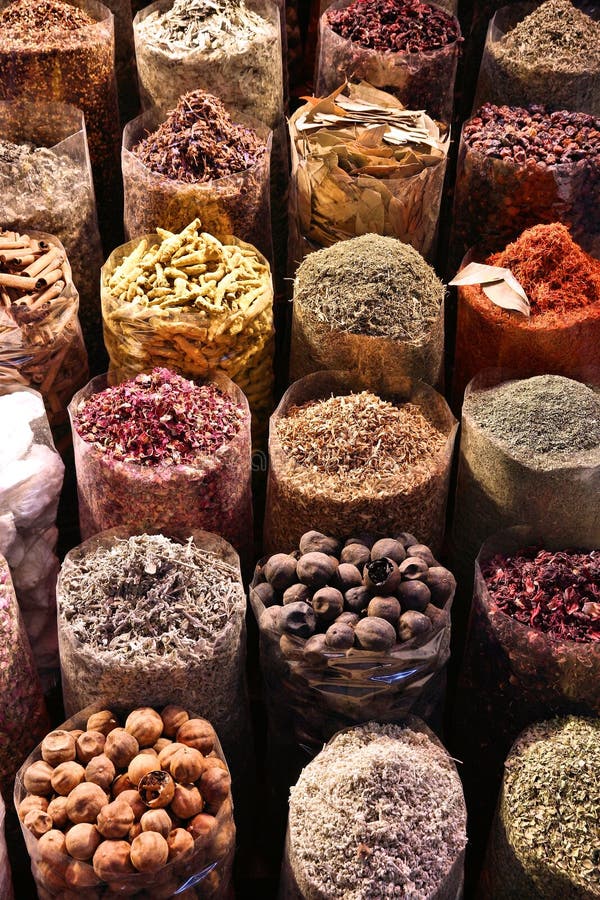 Dubai Spice Souk stock image. Image of dubai, petals - 32263351