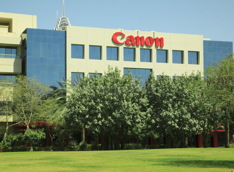 DUBAI, UAE: Canon building editorial image. Image of building - 23750585