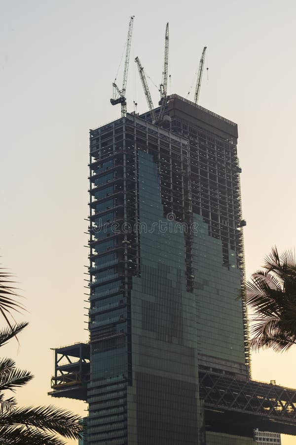 Dubai,UAE - 05.11.2021 - Construction Site of One of One Zabeel Project ...