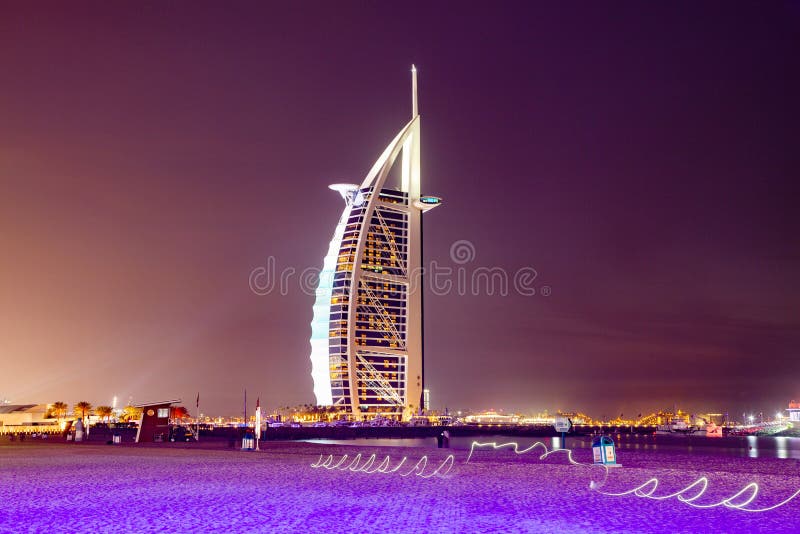 Dubai Uae February 2018 The World S First Seven Stars Luxury Hotel