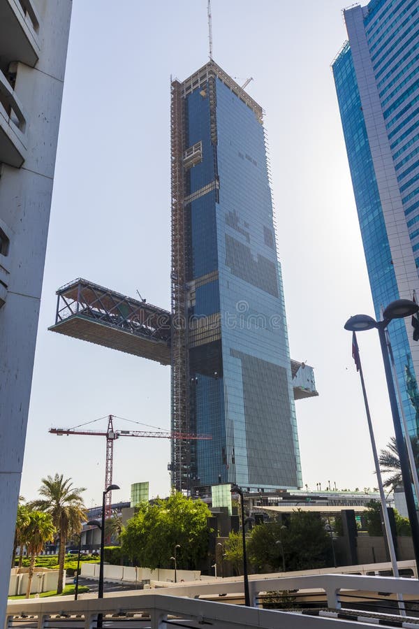 Dubai, UAE - 10.04.2021 Image of One Zabeel Project Under Construction ...