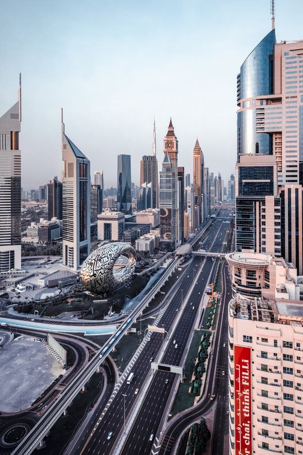 Dubai editorial photography. Image of sunrise, skyline - 356362707