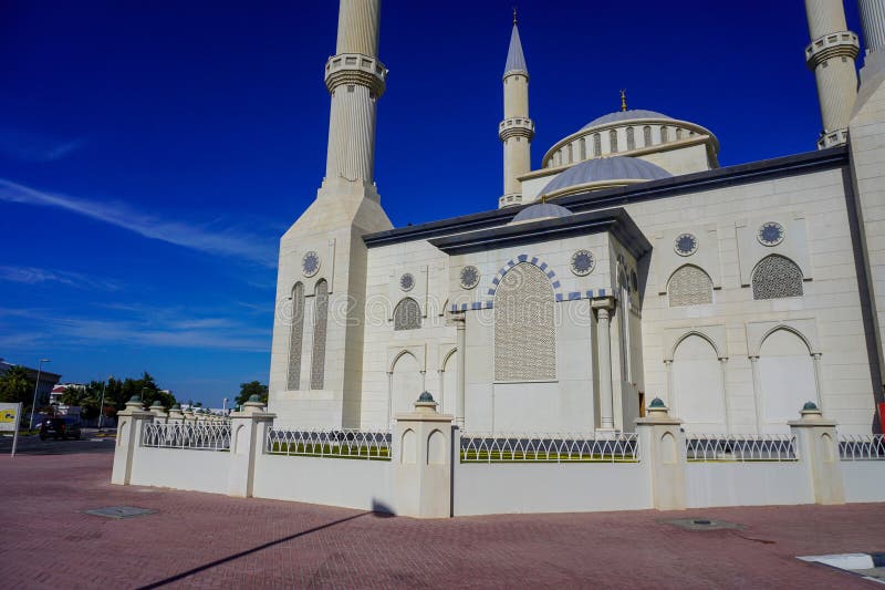 Dubai, UAE - March,18,2023: Mosque in Dubai, UAE, View Inside and ...