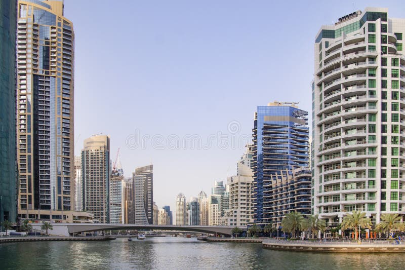 DUBAI, UAE - May 1, 2024 : Modern Architecture in the Center of Dubai ...