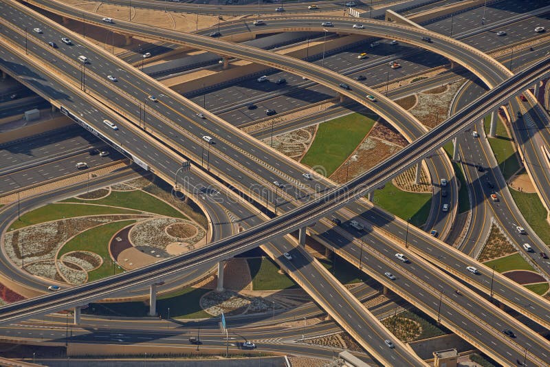 DUBAI, UAE - MAY 20, 2016: View on Flyover Editorial Photo - Image of ...