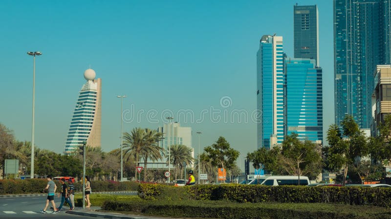 Dubai,UAE- 30042023: Modern City Dubai Editorial Photo - Image of ...