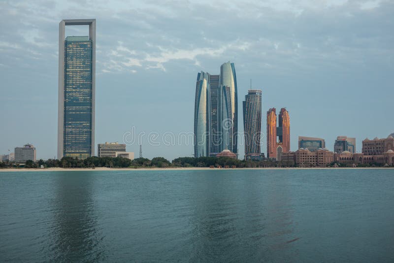 Dubai, UAE - October, 2018: Dubai Building View from Water. City View ...