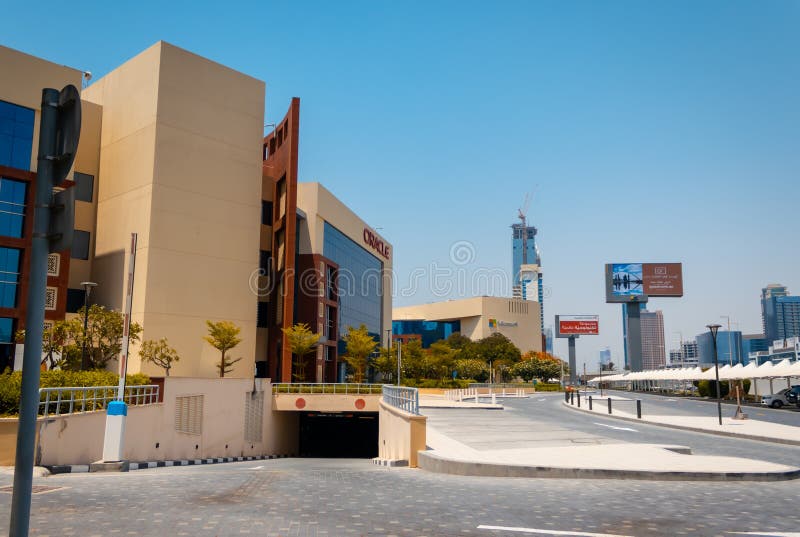 Dubai, UAE- 25062023: Oracle Office Building Editorial Photography ...