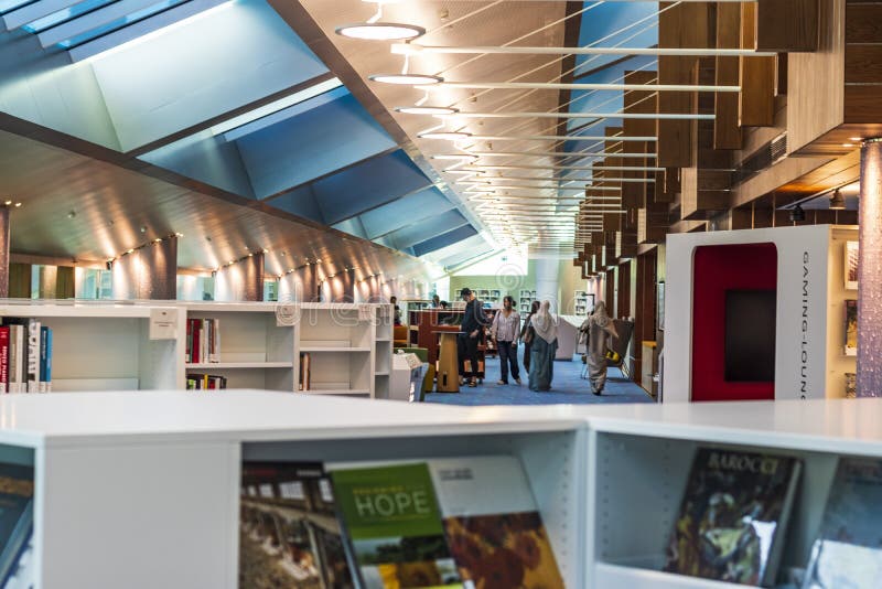 Dubai, UAE - 10.15.2022 - at Sheikh Mohammed Bin Rashid Public Library ...