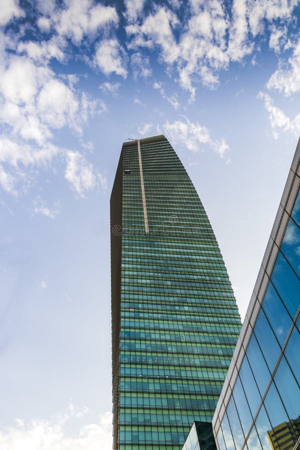 Dubai Uae 01192021 Ubora Tower of Business Bay District. Ciudad ...