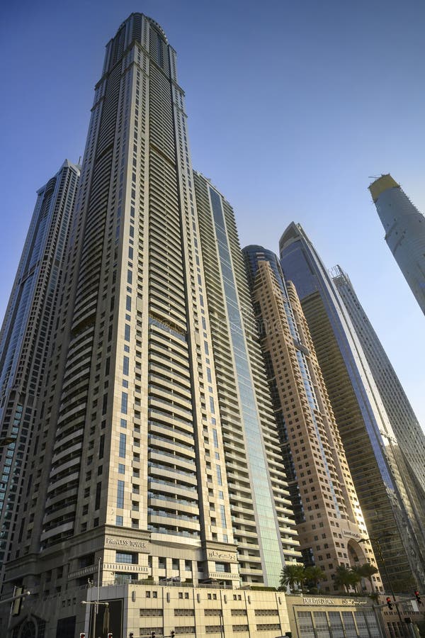 DUBAI, UNITED ARAB EMIRATES - JANUARY 27, 2024. a Skyscraper Aimed at ...