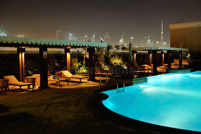 Rooftop Lounge stock image. Image of building, arab, landmark - 2493175