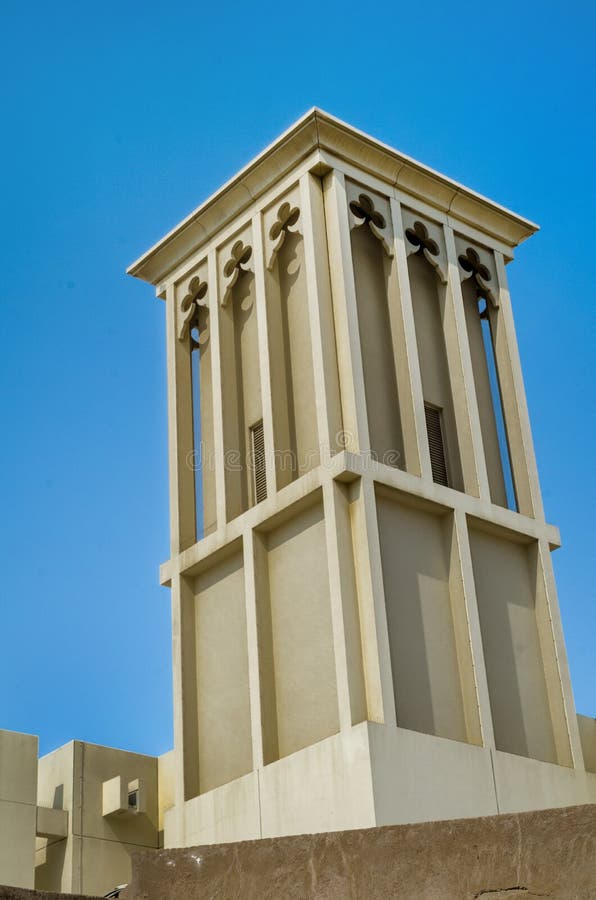 Arabic wind tower stock photo. Image of architecture - 24635710