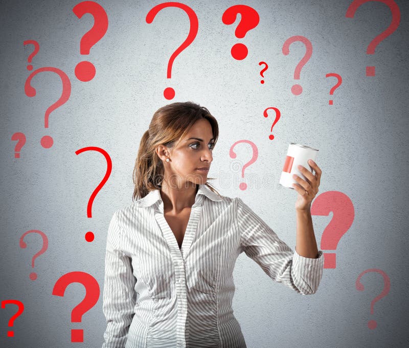 Dubbio circa alimento fotografia stock. Immagine di ingredienti - 43458090