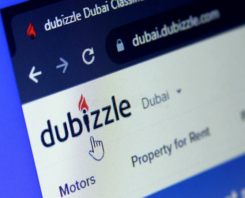 Dubizzle market place ads editorial stock photo. Image of internet ...