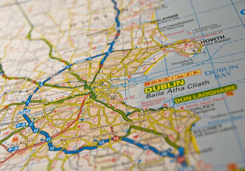 Dublin stock photo. Image of atlas, route, capital, travel - 11806826