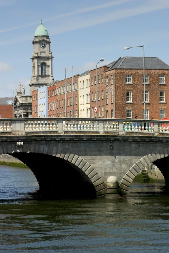 Dublin Bridge stock photo. Image of apartment, dublin, architecture ...