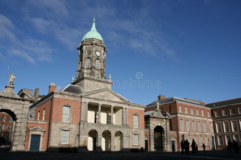 Dublin castle stock photo. Image of tower, capital, dome - 6949346