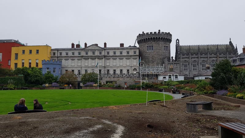 Dublin Castle in Ireland editorial stock image. Image of ireland ...
