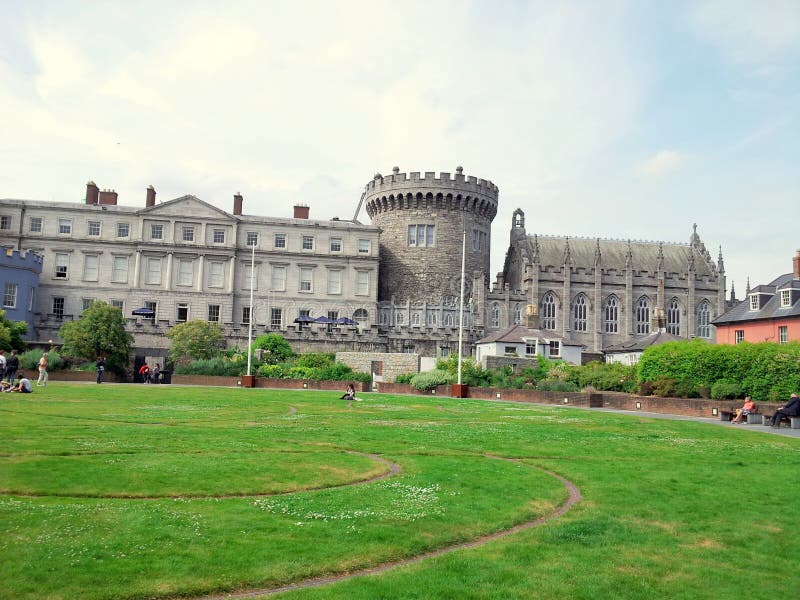 Dublin Castle editorial image. Image of ruins, monument - 55485490