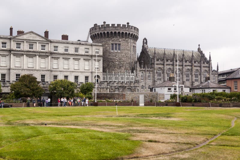 Dublin Castle, in Dublin, Ireland Stock Image - Image of dublin, bridge ...