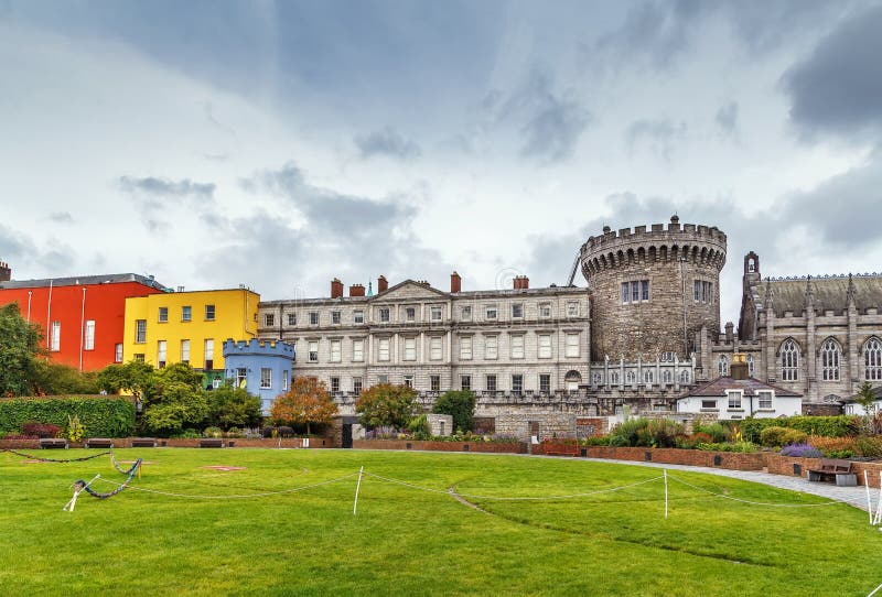 Dublin castle, Ireland stock photo. Image of autumn - 145592772