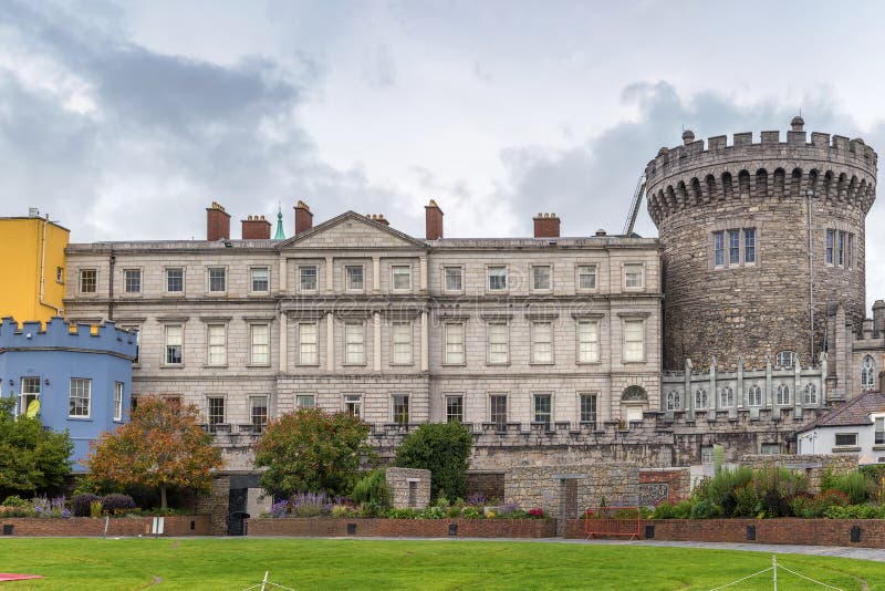 Dublin castle, Ireland editorial stock image. Image of landmark - 212508929
