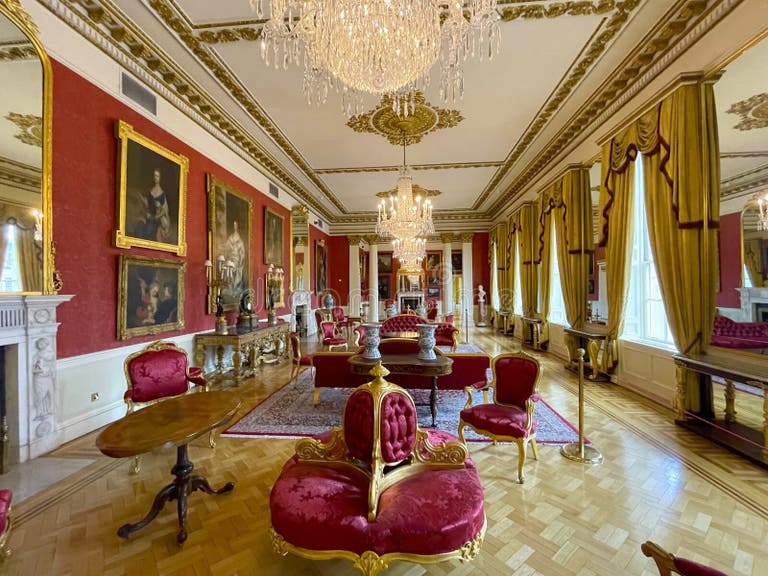 Dublin Castle Reception Room Stock Photo - Image of floor, indoor ...