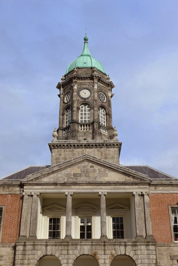 Dublin Castle Tower stock photo. Image of blue, tower - 111614794