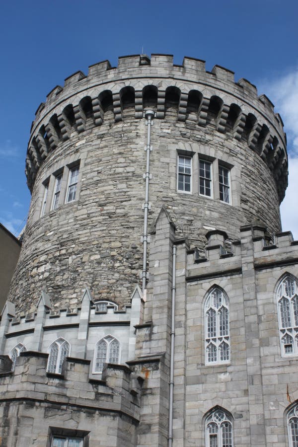 Dublin Castle stock photo. Image of view, castle, round - 77570264